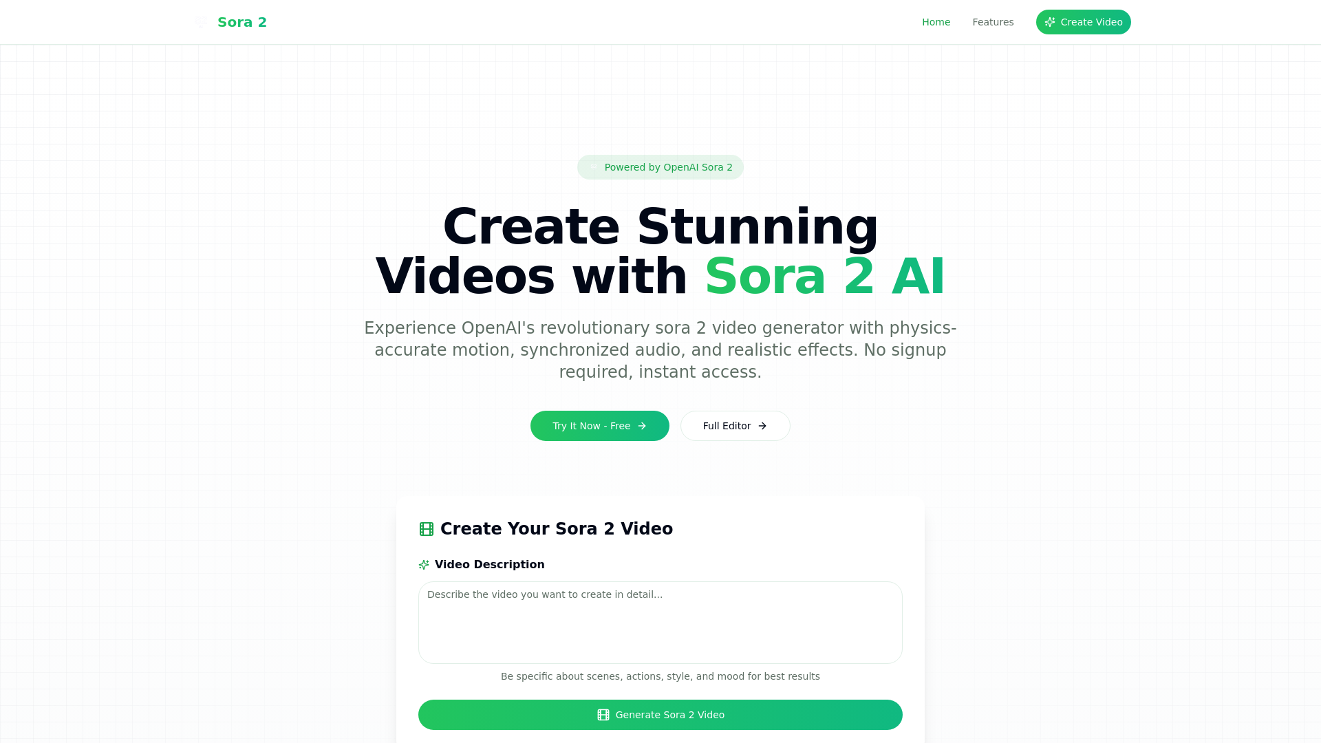 Sora 2: AI Video Generator Powered by OpenAI | ShowMeBest.ai