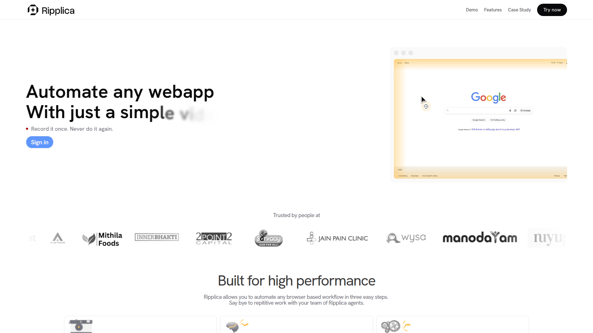 Ripplica: Automate Any Web App Effortlessly | ShowMeBest.ai