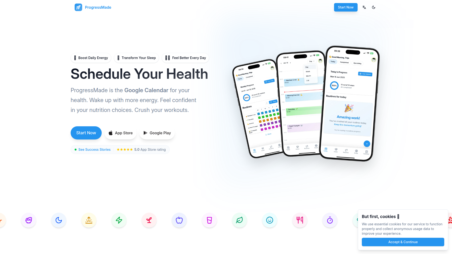 ProgressMade.ai: AI Health & Habit Tracker | ShowMeBest.ai